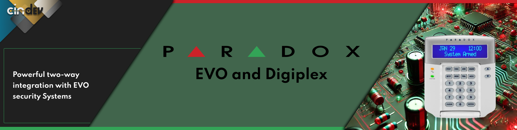 Platforms :: Control4 Drivers :: Security :: Paradox EVO and Digiplex